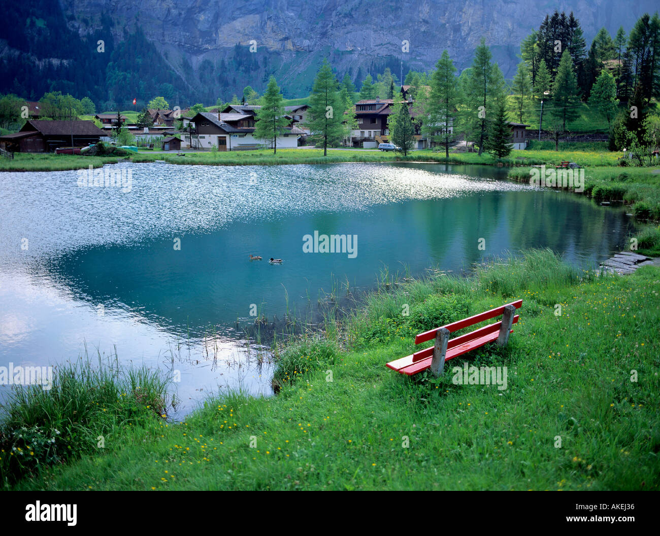 Kandersteg village bernese oberland switzerland -Fotos und ...