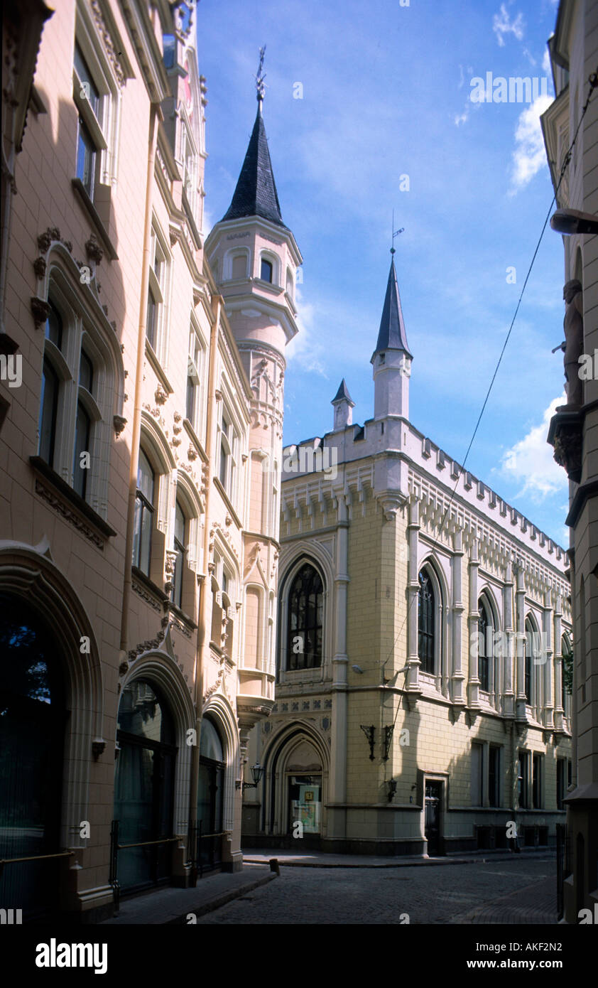 Lettland, Riga, Altstadt, Grosse Gilde Stockfotografie - Alamy