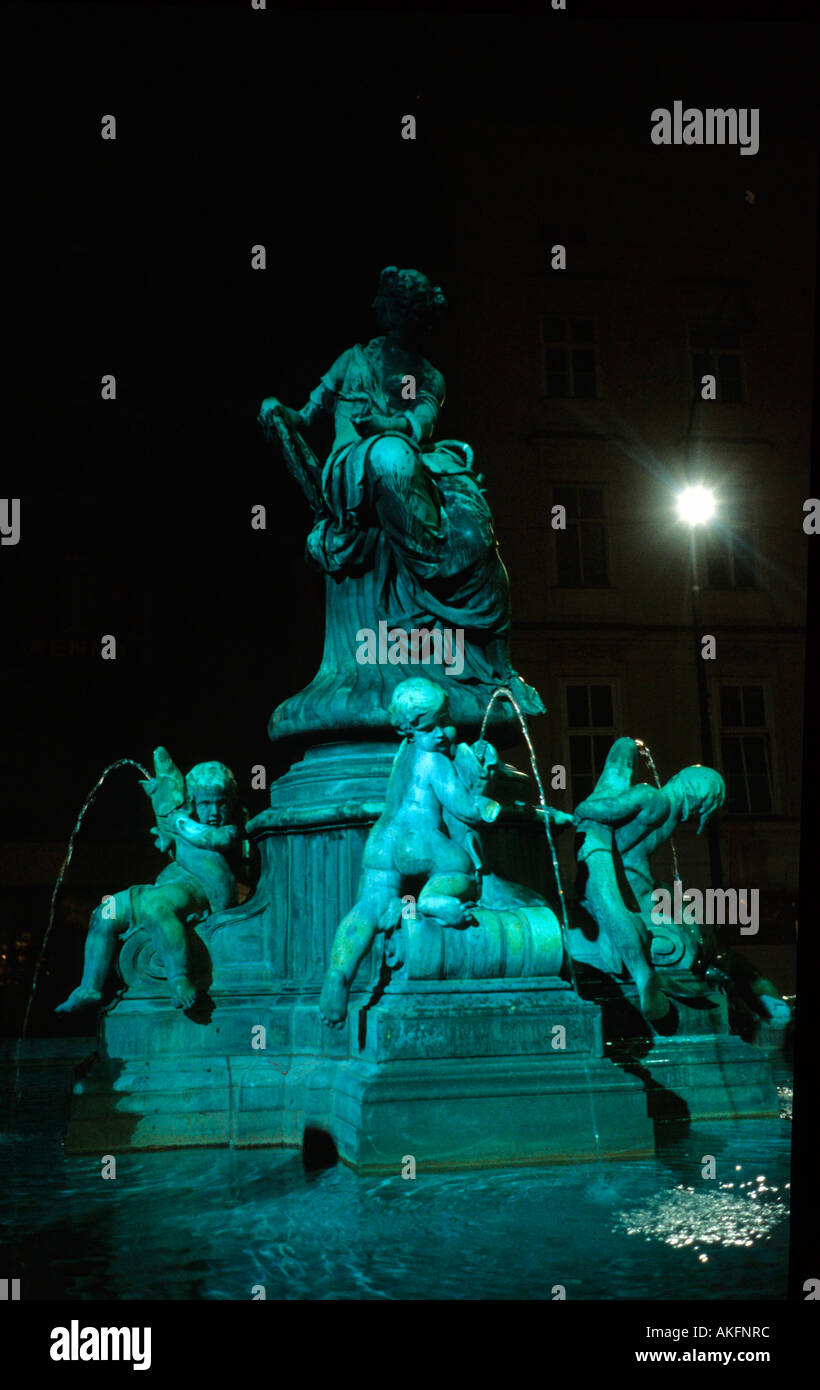 Österreich, Wien, Hoher Markt, Donnerbrunnen, Heimatmarkts 1739 Vom ...