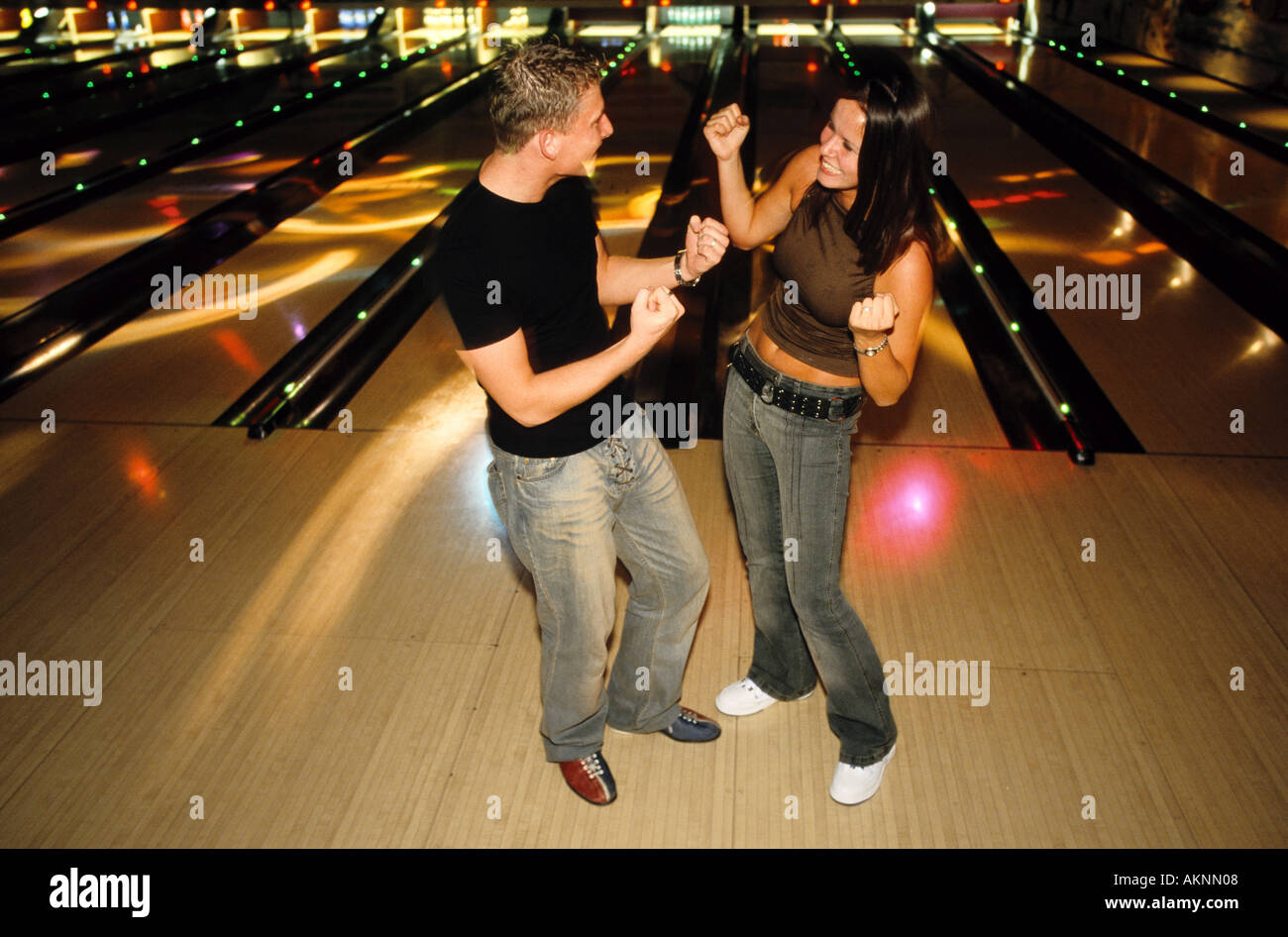 Germany Free Time Bowling Alley Stockfotos & Germany Free Time Bowling ...