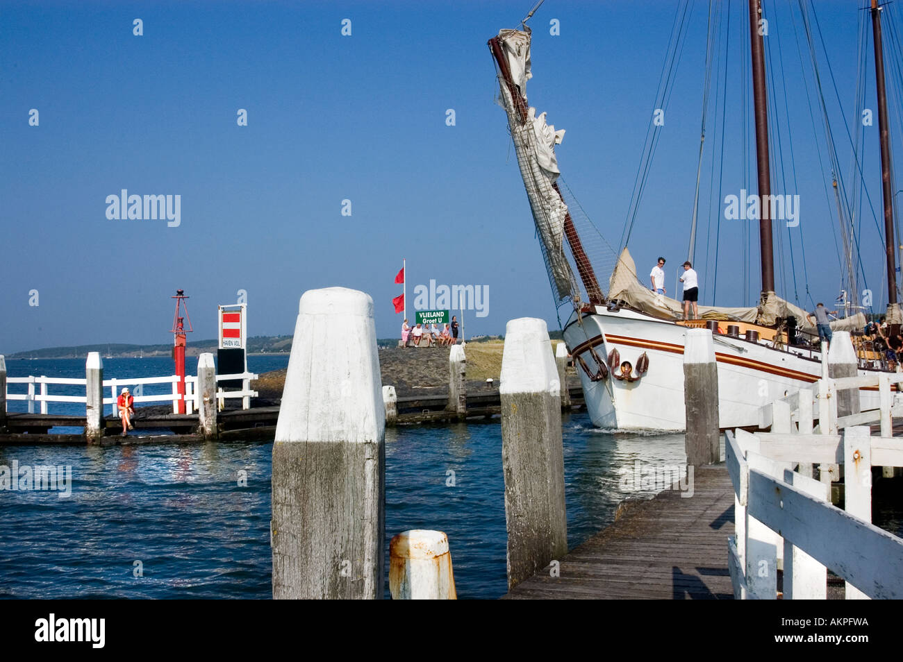 Vlieland Friesland Wattenmeer Wad Ebbe Flut Fluss Boot Schiff Schiff ...