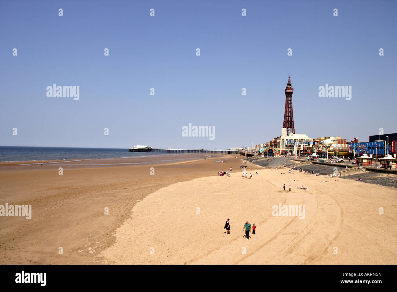 Blackpool tower strand -Fotos und -Bildmaterial in hoher Auflösung – Alamy