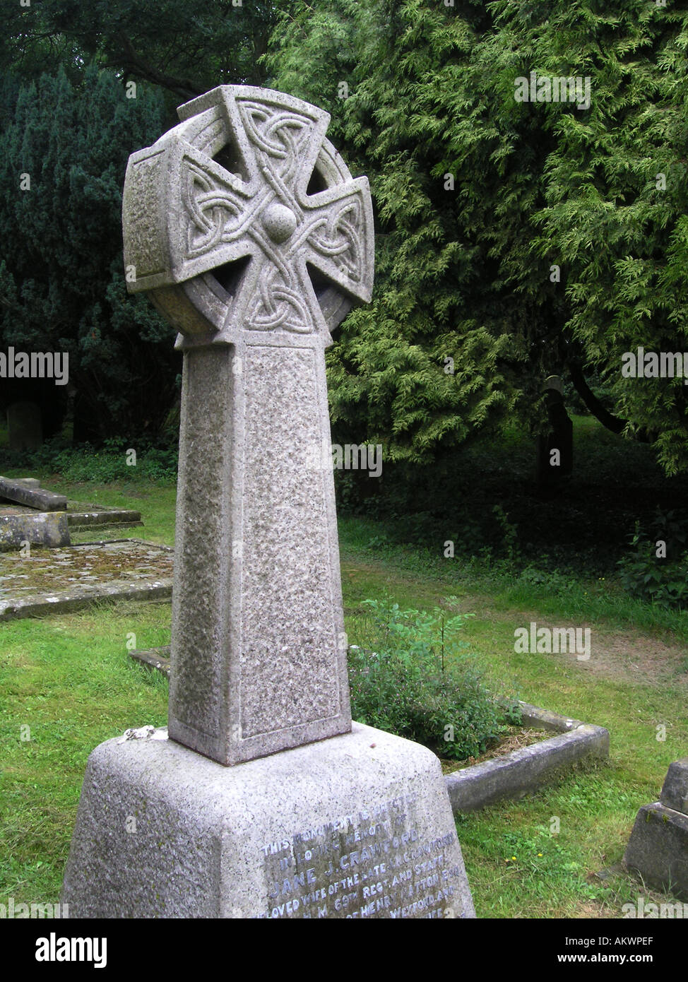 Keltisches Kreuz Canterbury Stockfotografie - Alamy