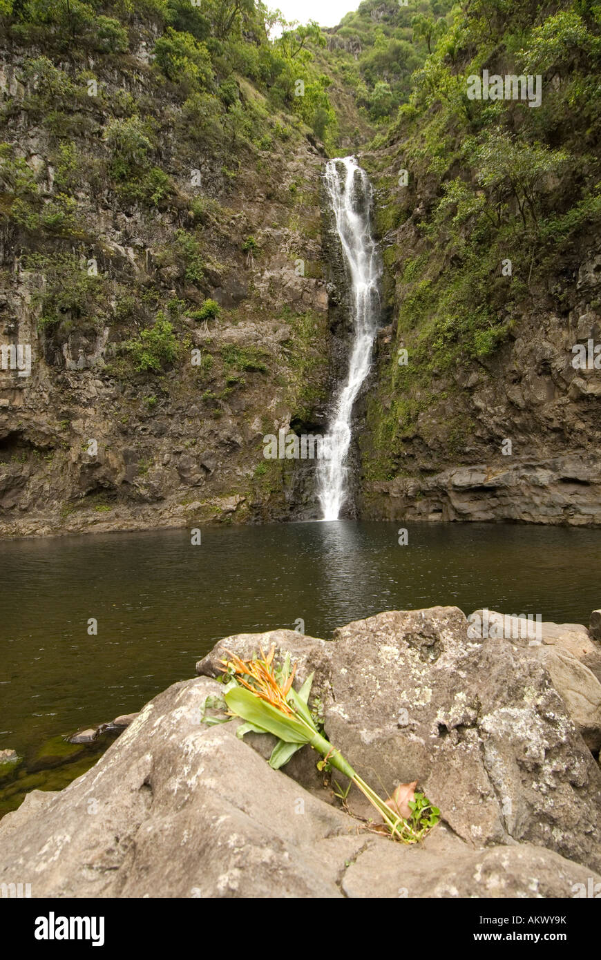 Waterfall molokai hawaii -Fotos und -Bildmaterial in hoher Auflösung ...