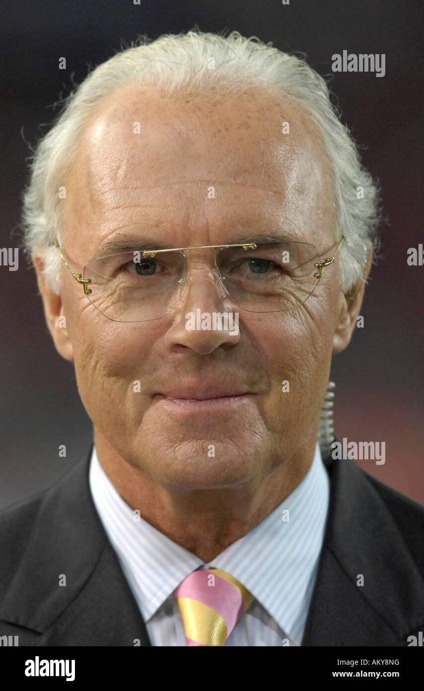 Franz BECKENBAUER GER Portrait Stockfotografie - Alamy