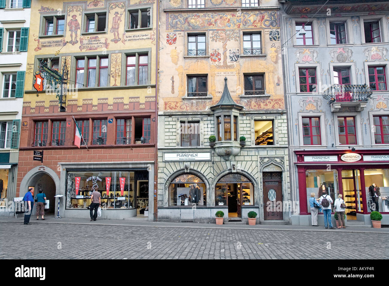 Weinmarkt, Altstadt, Luzern, Schweiz, Europa Stockfotografie - Alamy