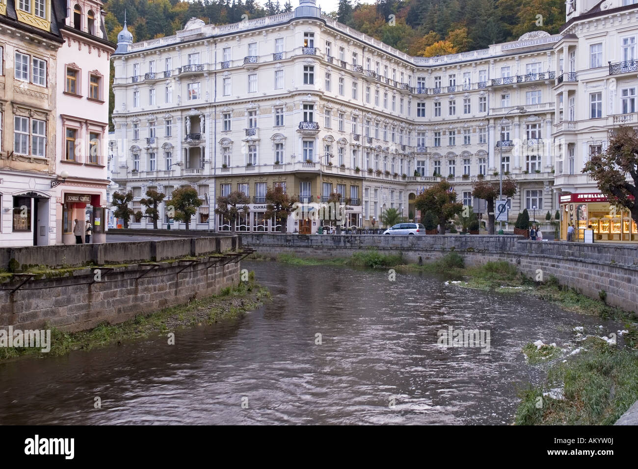Grandhotel Pupp, historische Altstadt von Karlsbad, Carlsbad, Karlovy ...