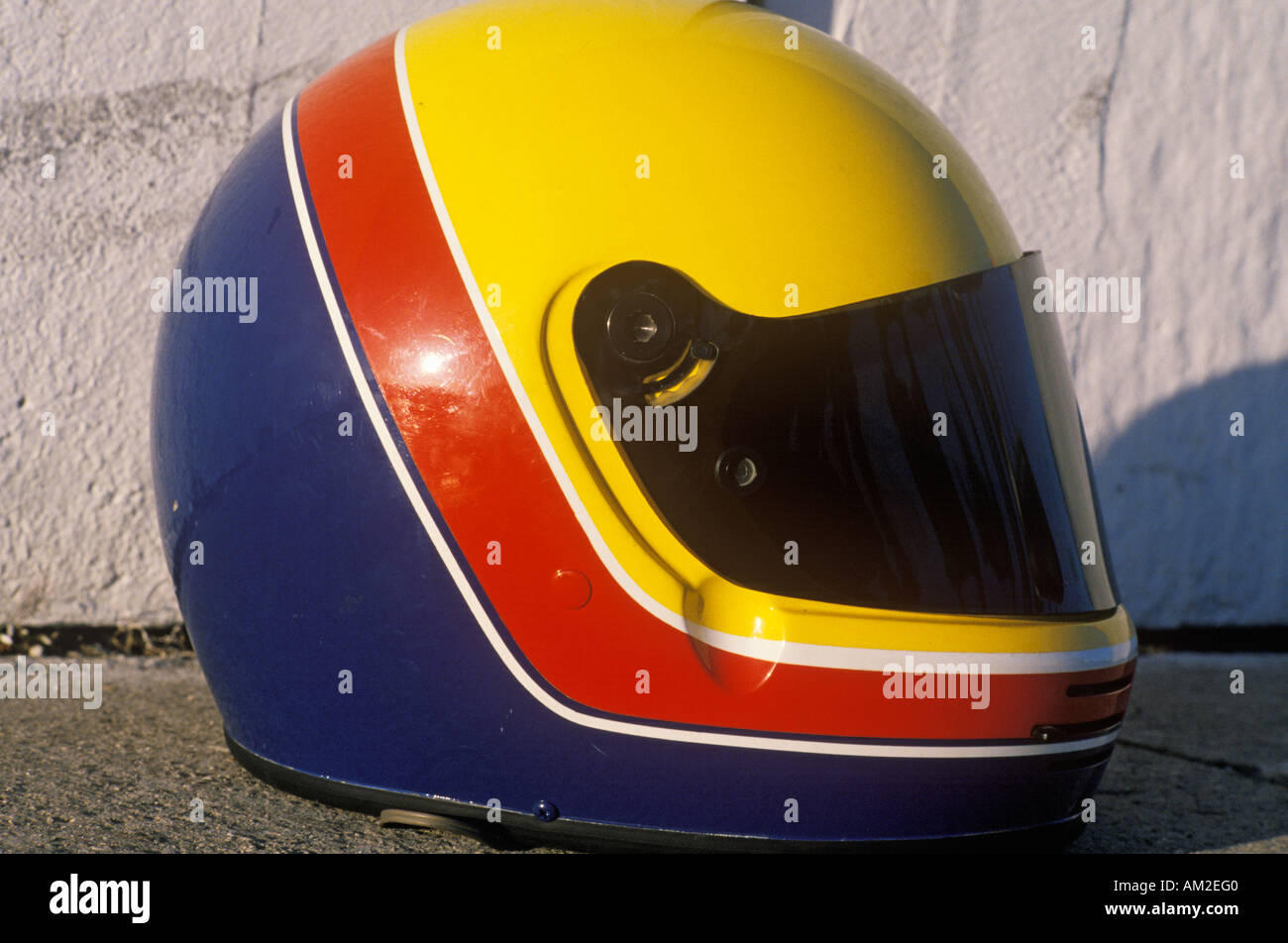Race Car Driver Helmet Stockfotos und -bilder Kaufen - Alamy