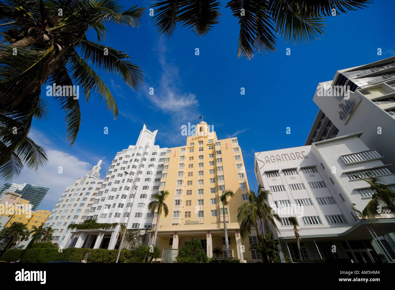 Miami Art-déco-Architektur des Hotels - Ritz Plaza, das Delano ...