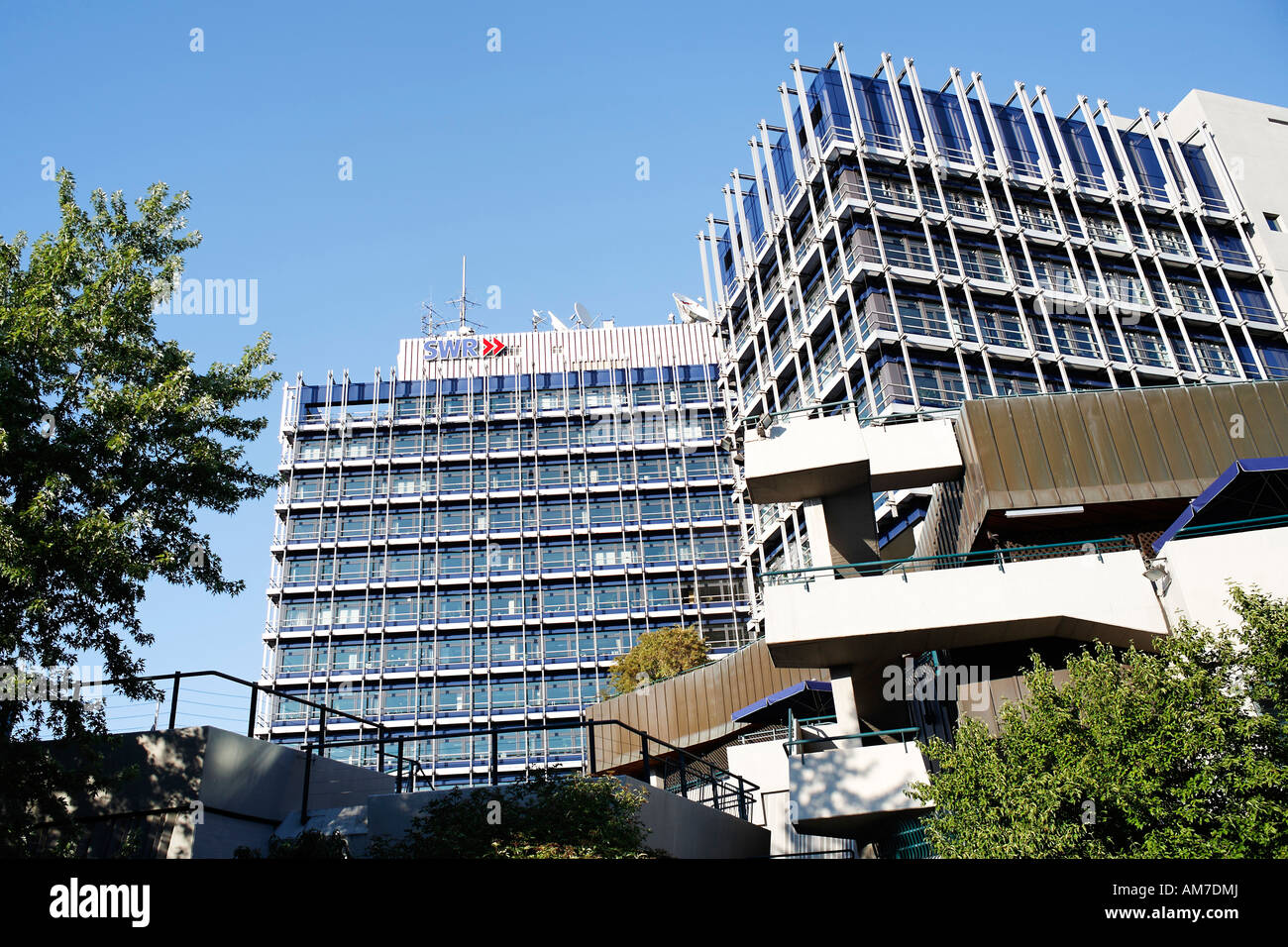 Bau der Sender SWR, Stuttgart, Baden-Württemberg, Deutschland ...