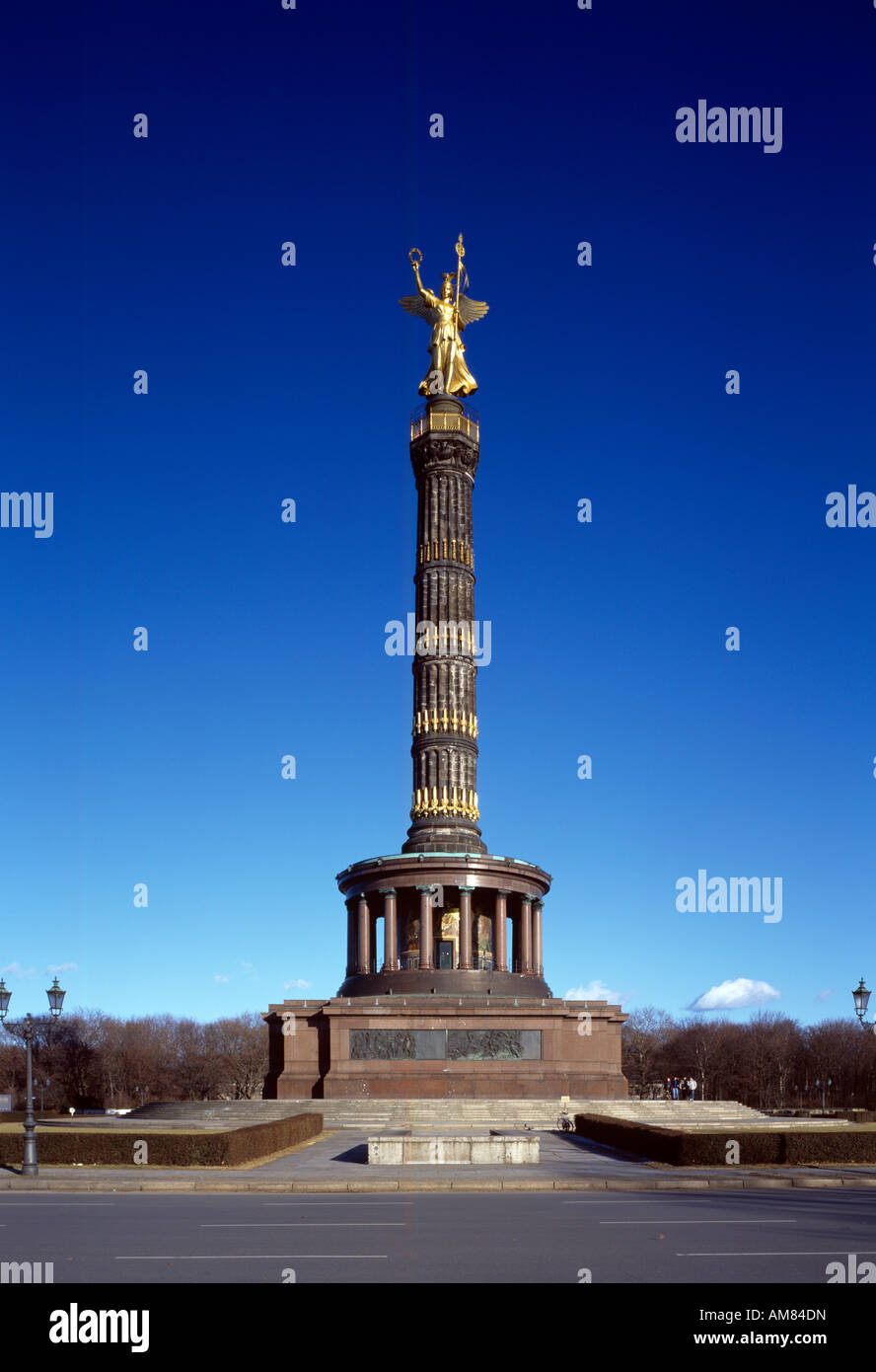 Berlin, Siegessäule, "Mit Bronzeskulptur, dimmed '' Goldelse ...
