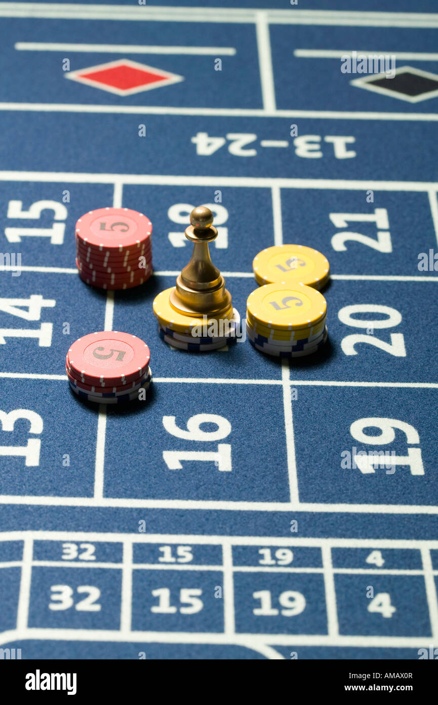 Chips auf roulettetisch -Fotos und -Bildmaterial in hoher Auflösung – Alamy