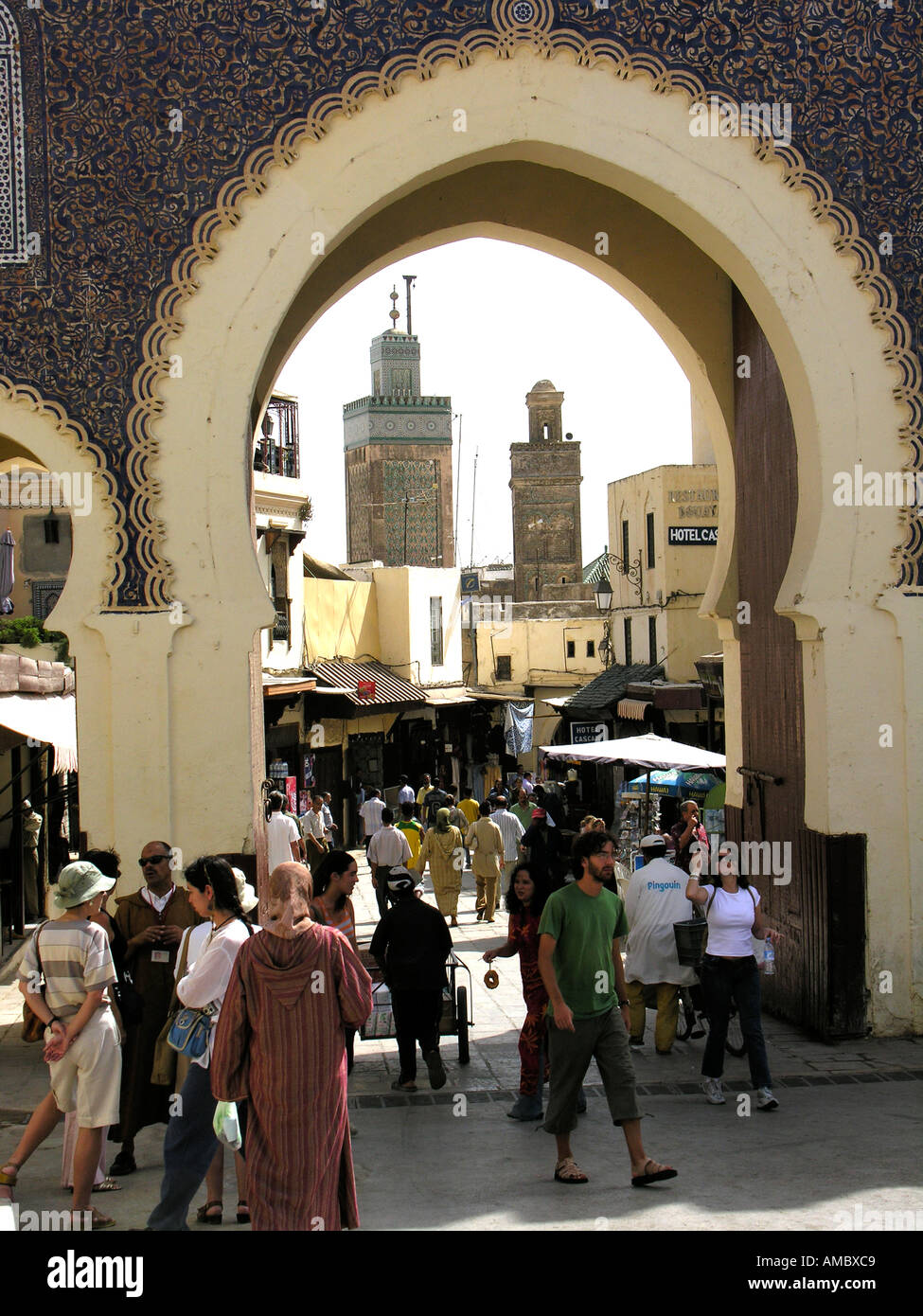 Fes Fes in Marokko Zoco medina Stockfotografie - Alamy