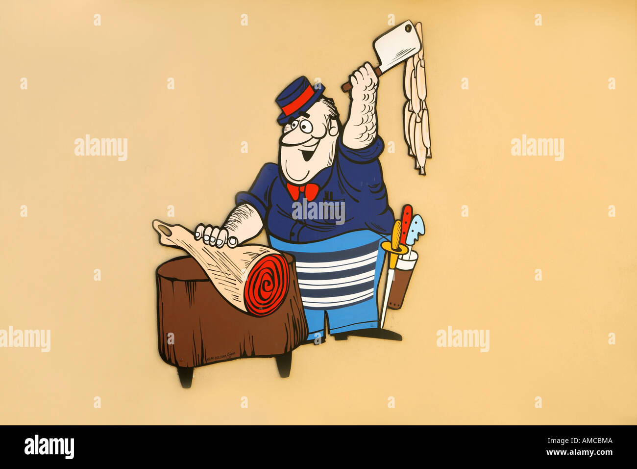 Butcher cartoon -Fotos und -Bildmaterial in hoher Auflösung – Alamy