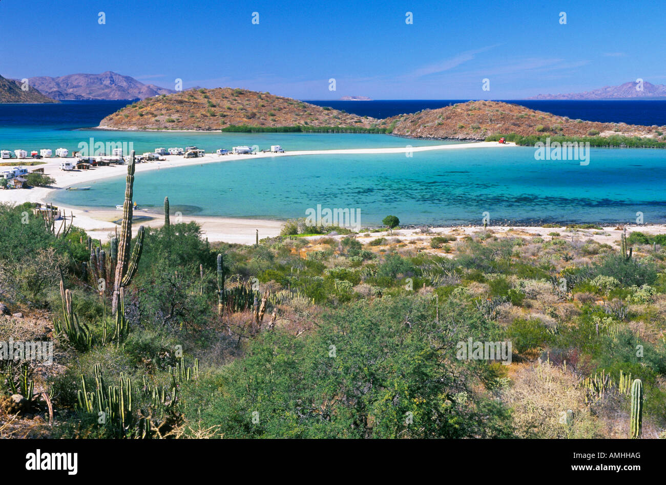 Mexiko, Baja California Sur, Mulege, Bahia Concepcion, El requesón ...