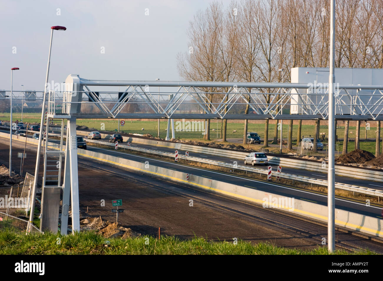 Autobahn im Bau Stockfotografie - Alamy