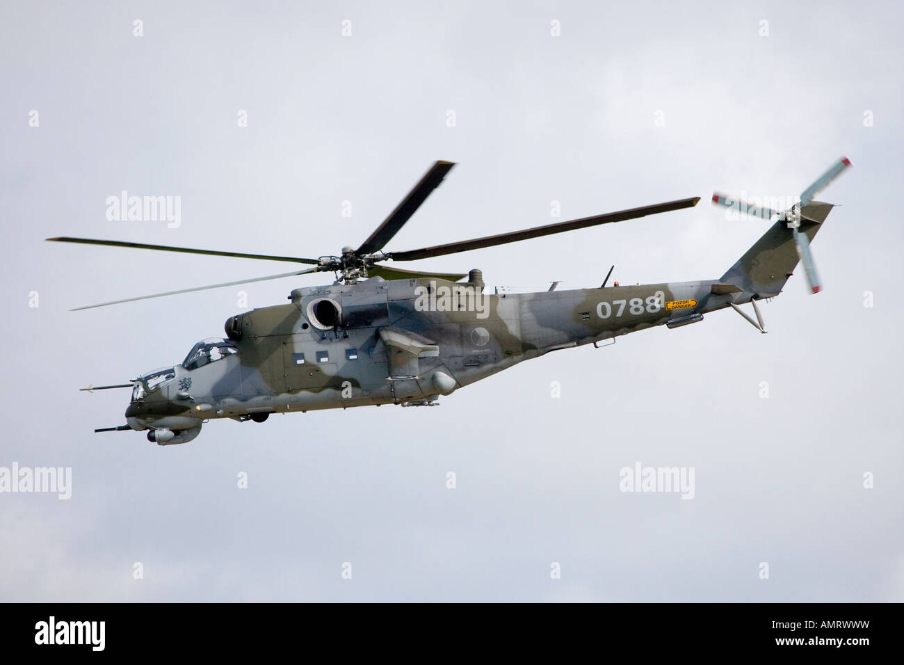 Tschechische Hubschrauber Mil Mi-24v Hind tschechischen Luftwaffe ...