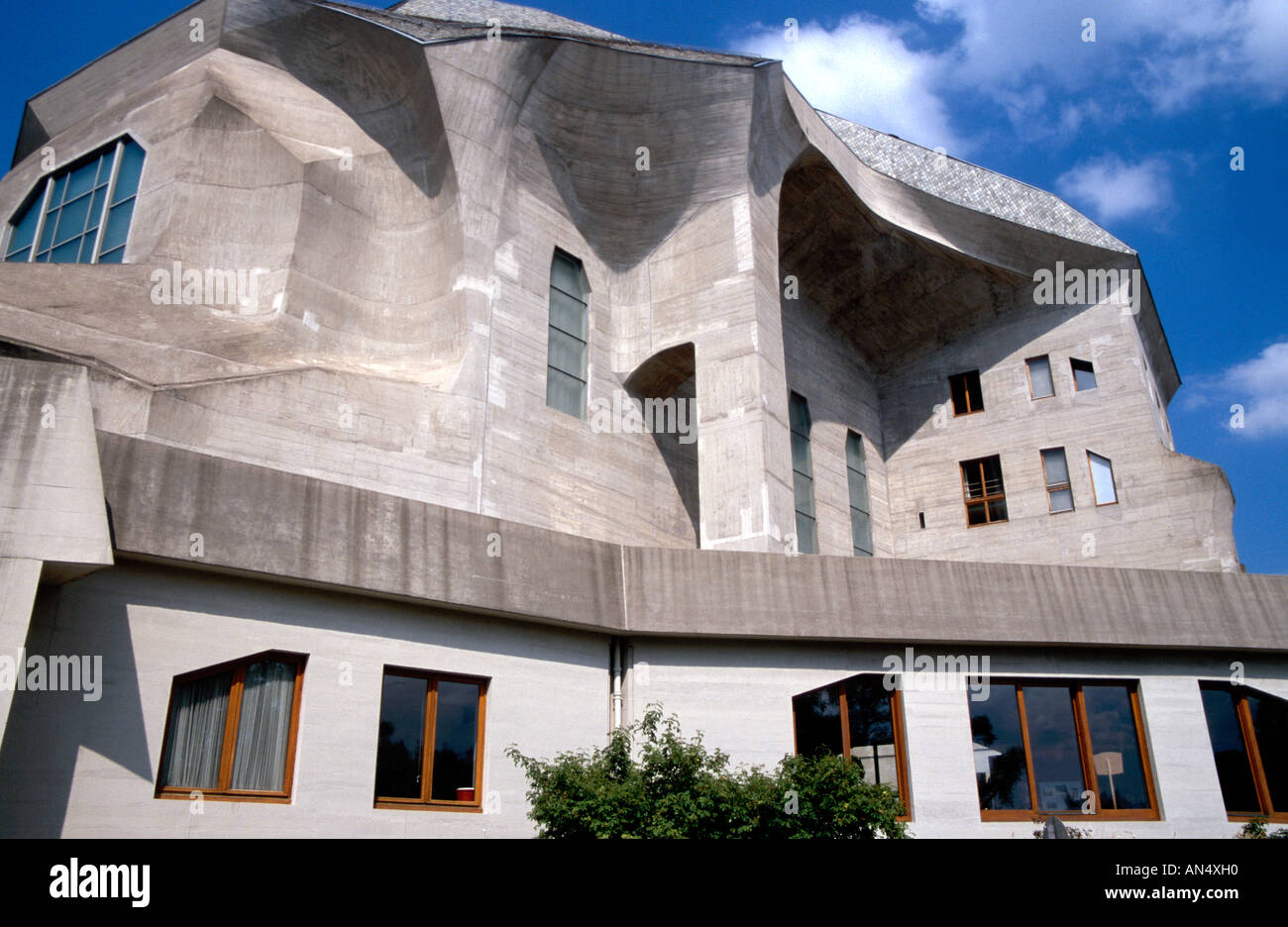 Die Südseite des The Goetheanum Gebäude Dornach bei Basel Schweiz ...