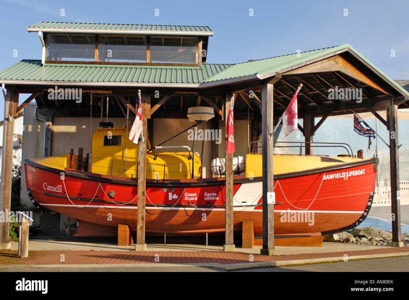Port Alberni Banfield alten restaurierten erhaltenen Küstenwache ...