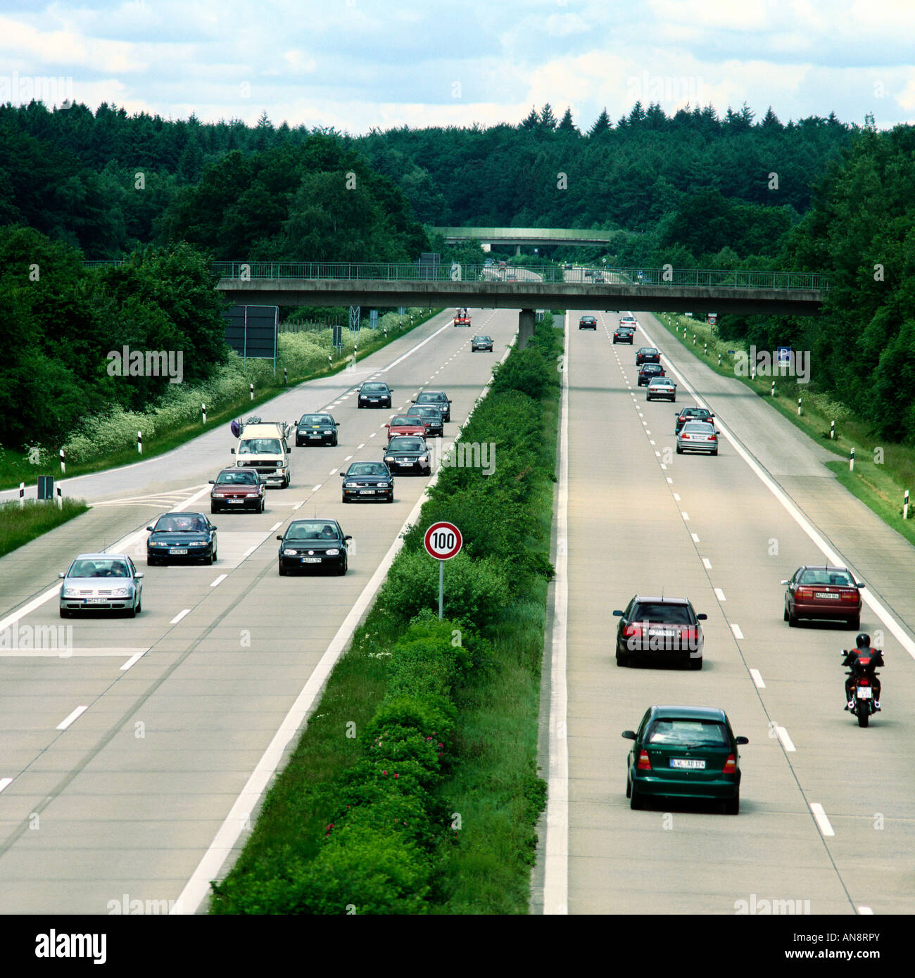 German Autobahn Motorway Exit Sign Stockfotos und -bilder Kaufen - Alamy