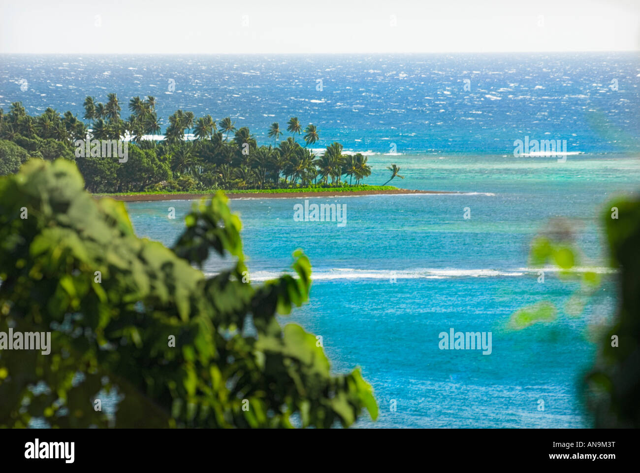 SAMOA Insel blaue grüne Wasser Meer Sonne Süden Southsea Meer Pacific ...