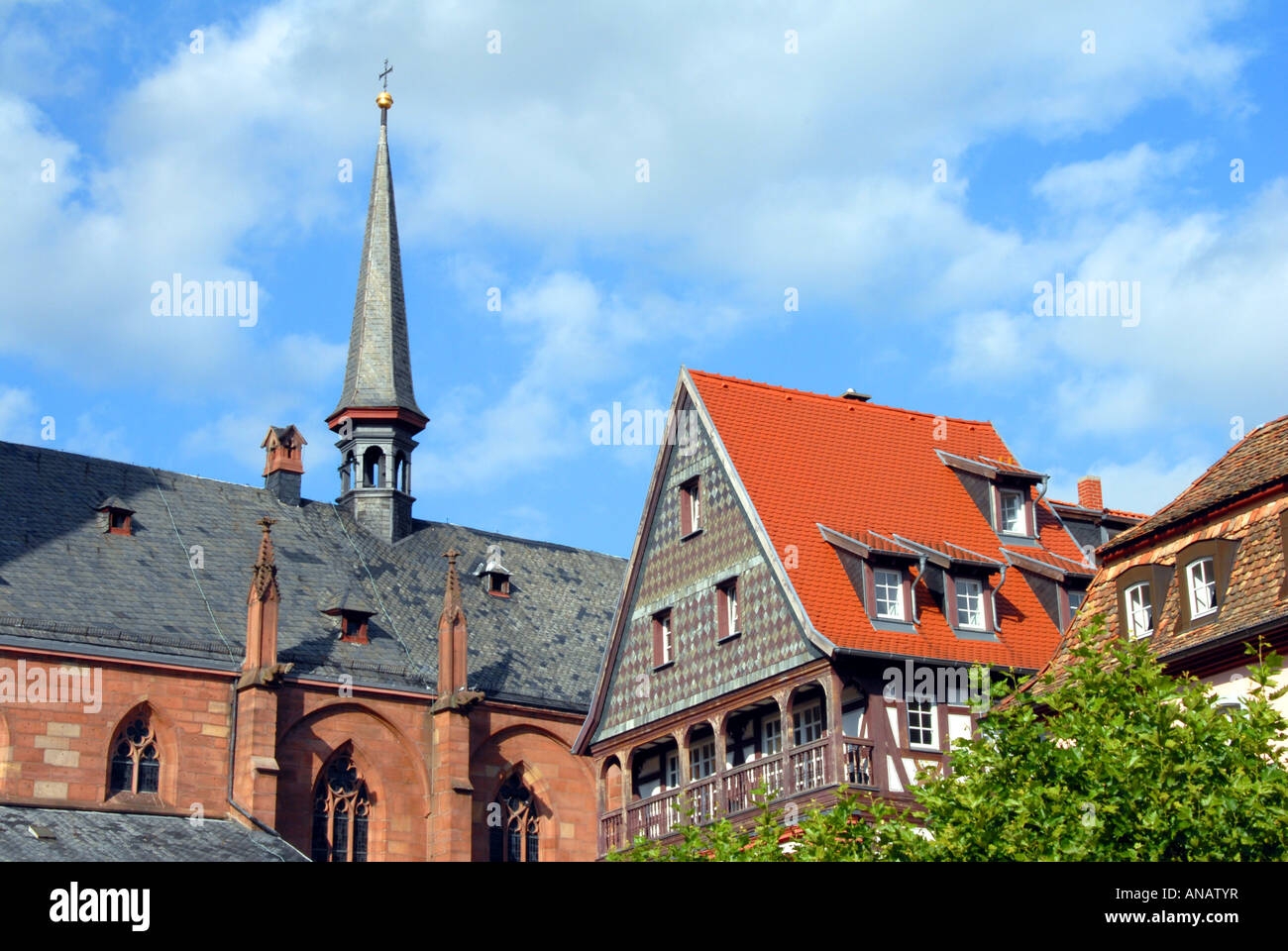 Marktplatz, Neustadt an der deutschen Wein-route, Deutschland ...