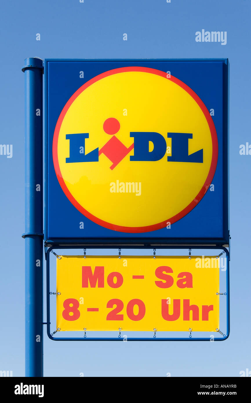 Firmenlogo Lidl Stockfotos und -bilder Kaufen - Alamy