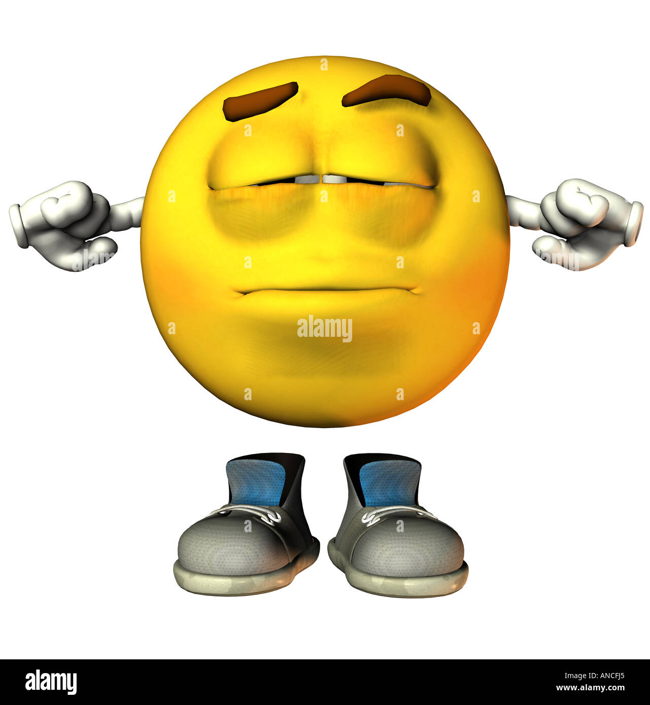 Emoticon silence Stockfotos und -bilder Kaufen - Alamy