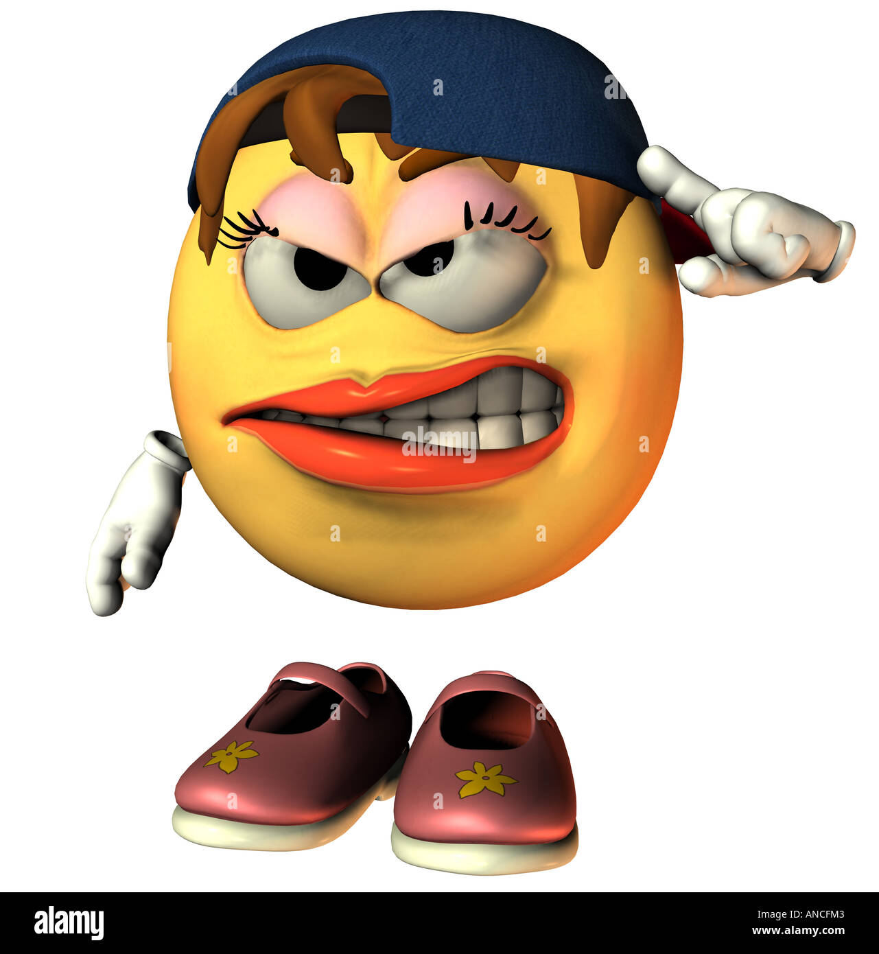 Aggressive Smiley Stockfotos und -bilder Kaufen - Alamy