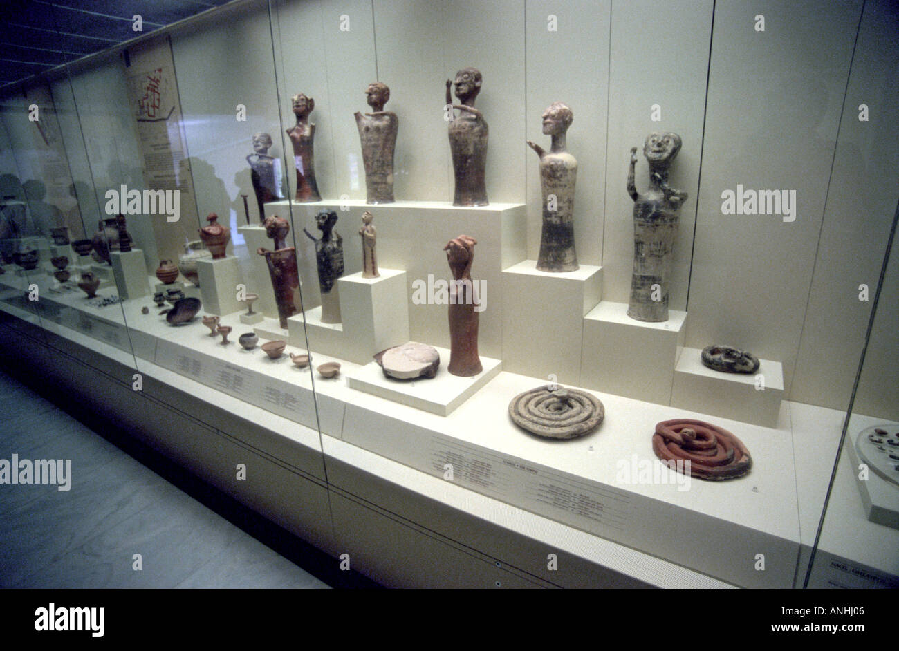 Mykene Peloponnes Griechenland Museum Stockfotografie - Alamy