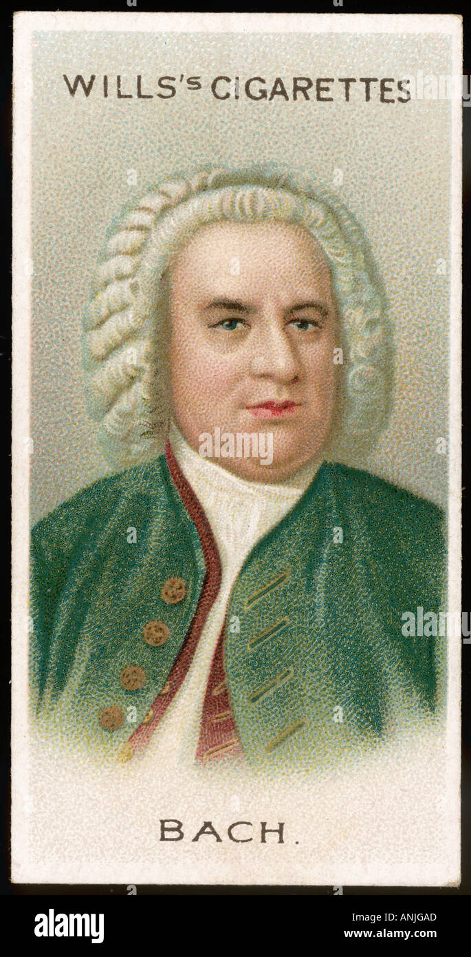 Johann Sebastian Bach Portrait Stockfotos und -bilder Kaufen - Alamy