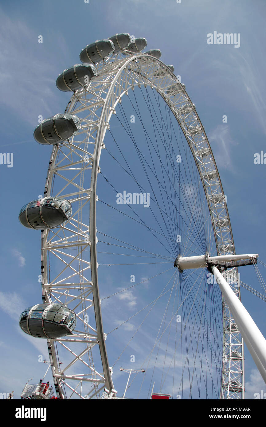Riesenrad London Eye Kapsel Millennium Wheel Stockfotografie - Alamy