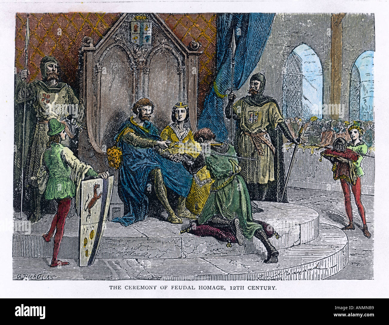 Knight kneeling -Fotos und -Bildmaterial in hoher Auflösung – Alamy