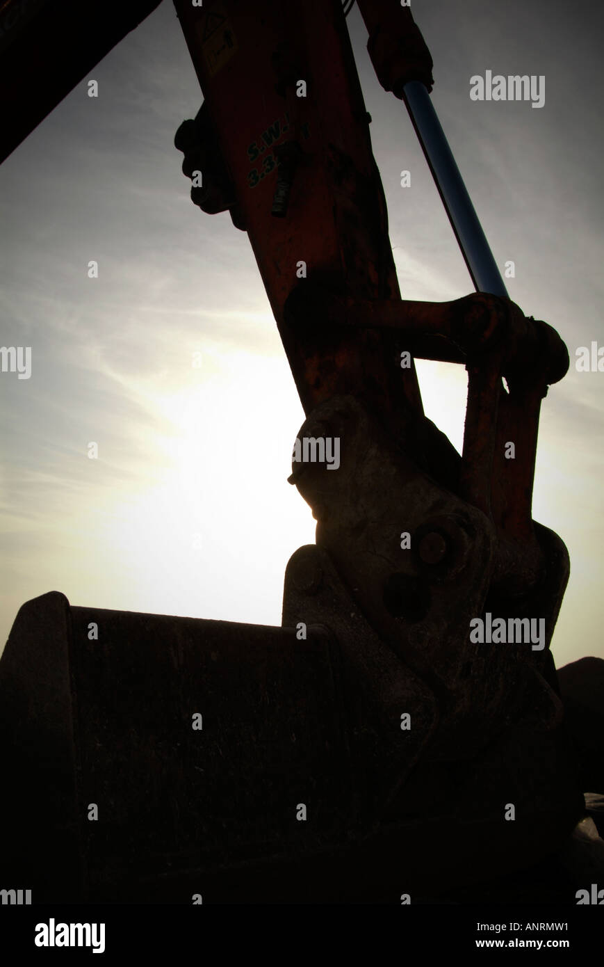 Straße, Gebäude, Bau, graben, Bagger, JCB, Eimer, Schaufel, Boden, Arm ...