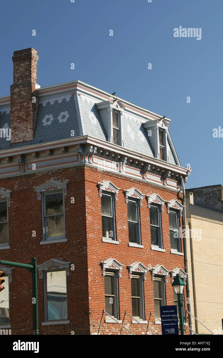 Architektur in Mount Vernon Ohio Second Empire Mansardendach ...