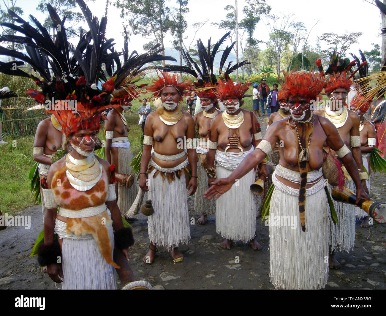 Frauen auf dem Highland Festival, Papua-Neu-Guinea Stockfotografie - Alamy