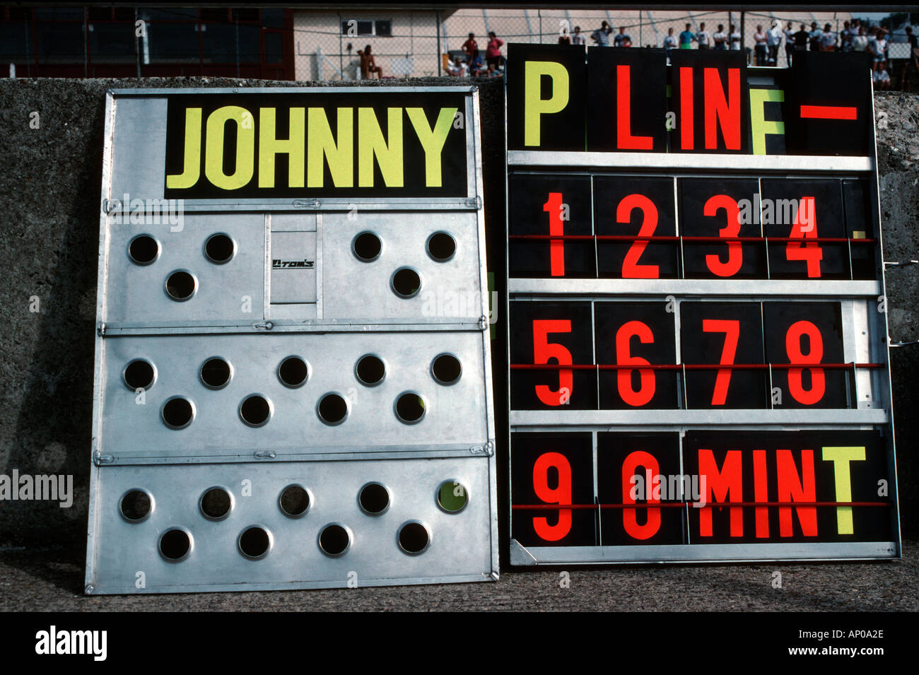 Pit sign board -Fotos und -Bildmaterial in hoher Auflösung – Alamy