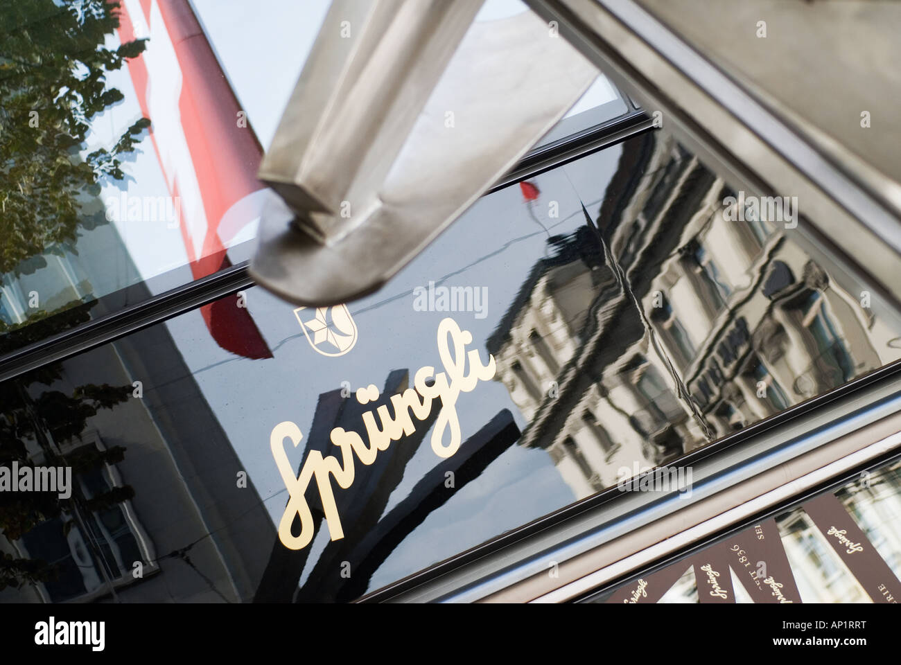 Confiserie Spruengli am Paradeplatz im Zentrum von Zürich ...