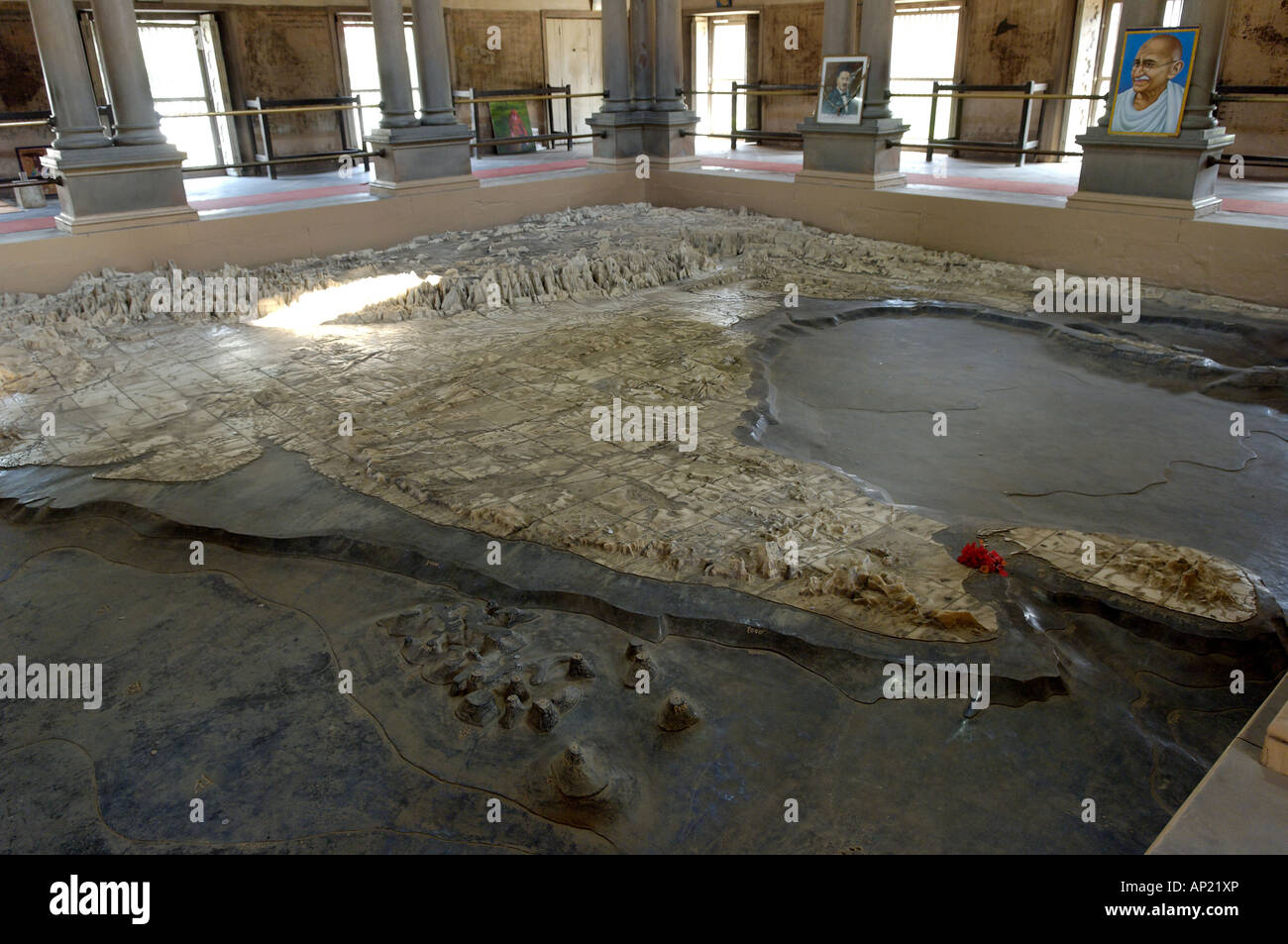 Bharat Mata Tempel Varanasi, Tempel, der Mutter Indien gewidmet. Bharat ...
