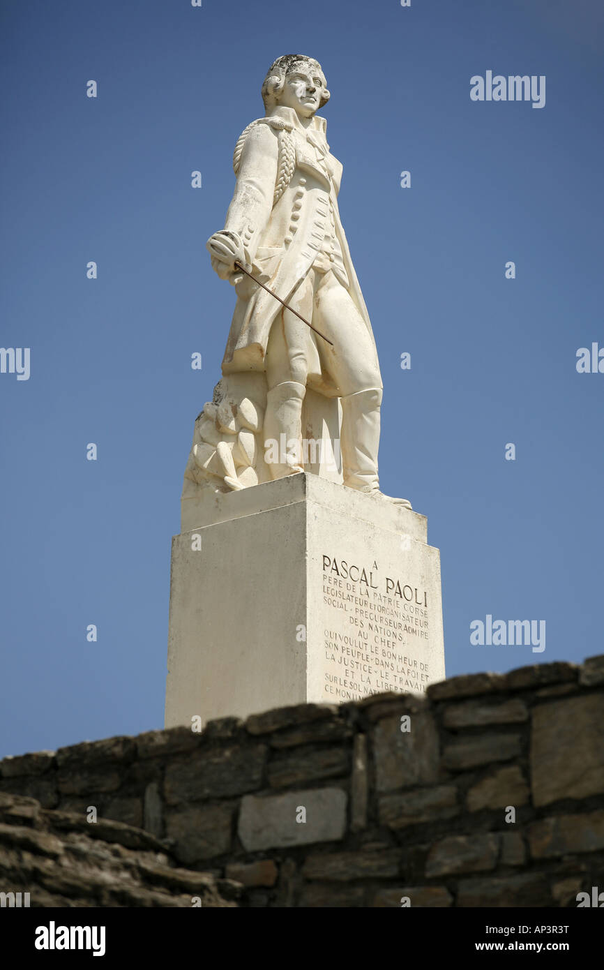 Statue of pascal paoli -Fotos und -Bildmaterial in hoher Auflösung – Alamy