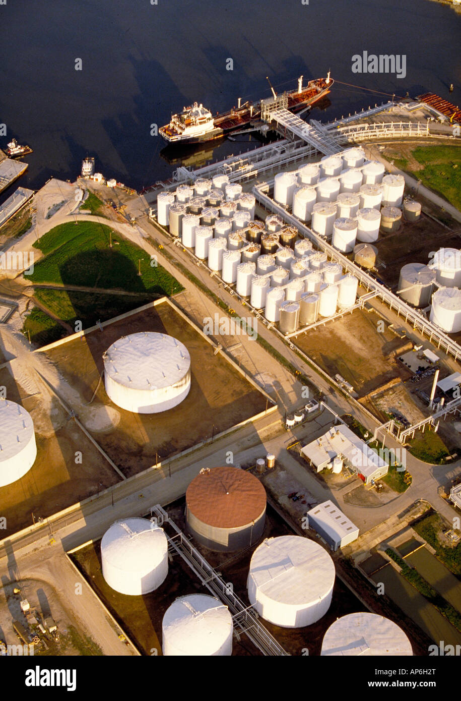 Öltanks Houston Texas TX Stockfotografie - Alamy