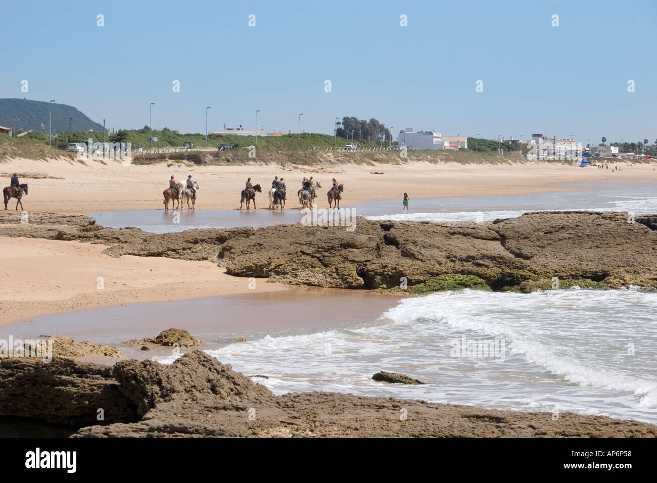 El Palmar Costa De La Luz Cadiz Provinz Andalusien Spanien Playa del ...