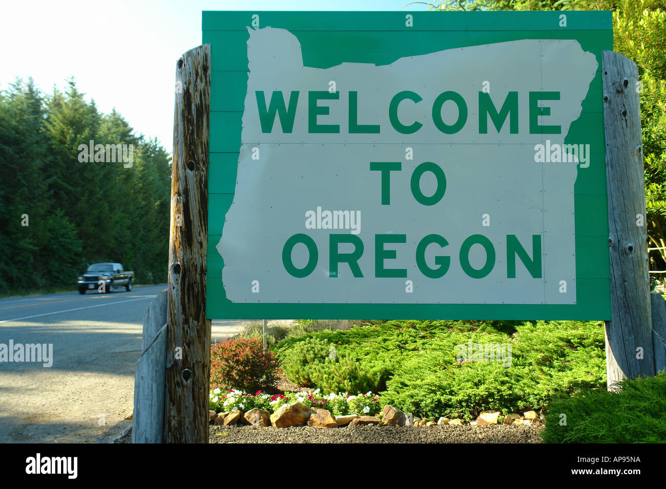 Welcome to oregon -Fotos und -Bildmaterial in hoher Auflösung – Alamy