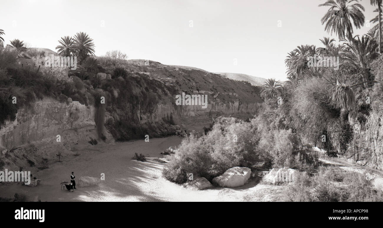 Waterfall Tamerza Oasis Tunisia Stockfotos und -bilder Kaufen - Alamy