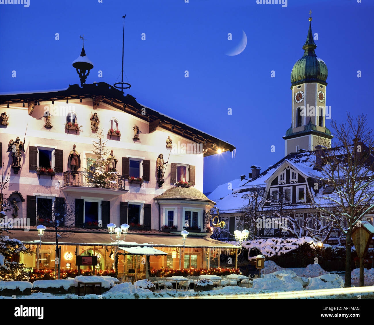 DE - Bayern: Garmisch-Partenkirchen Stockfotografie - Alamy
