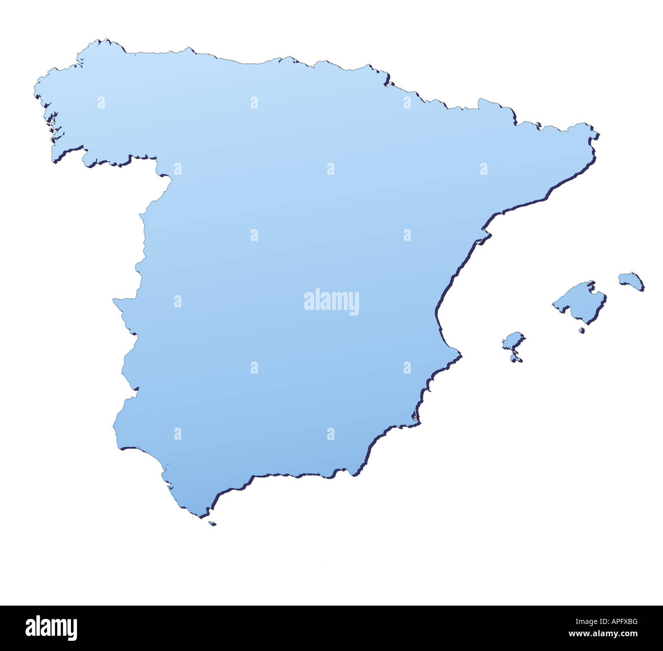 Spanien karte -Fotos und -Bildmaterial in hoher Auflösung – Alamy