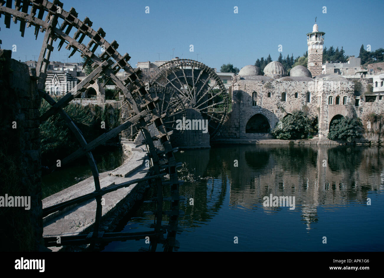 Water wheel hamah hamah syria -Fotos und -Bildmaterial in hoher ...