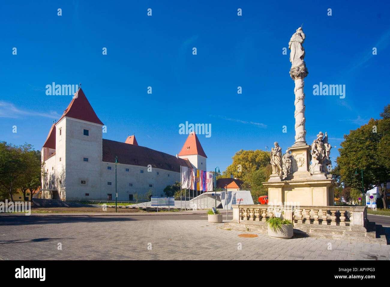 Renaissance-Schloss Orth an der Donau, Niederösterreich, Österreich ...