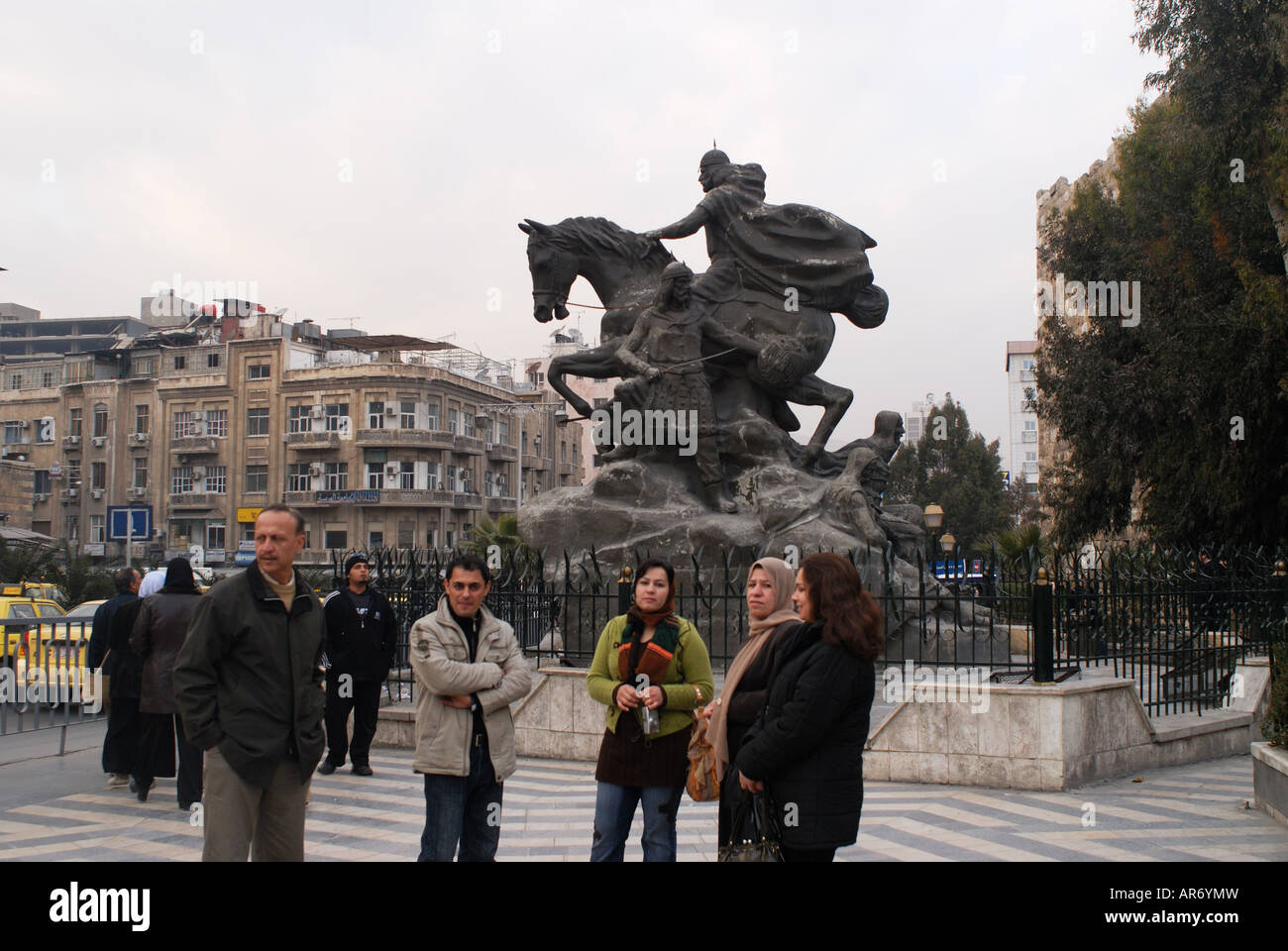 Saladin Statue Stockfotos und -bilder Kaufen - Alamy
