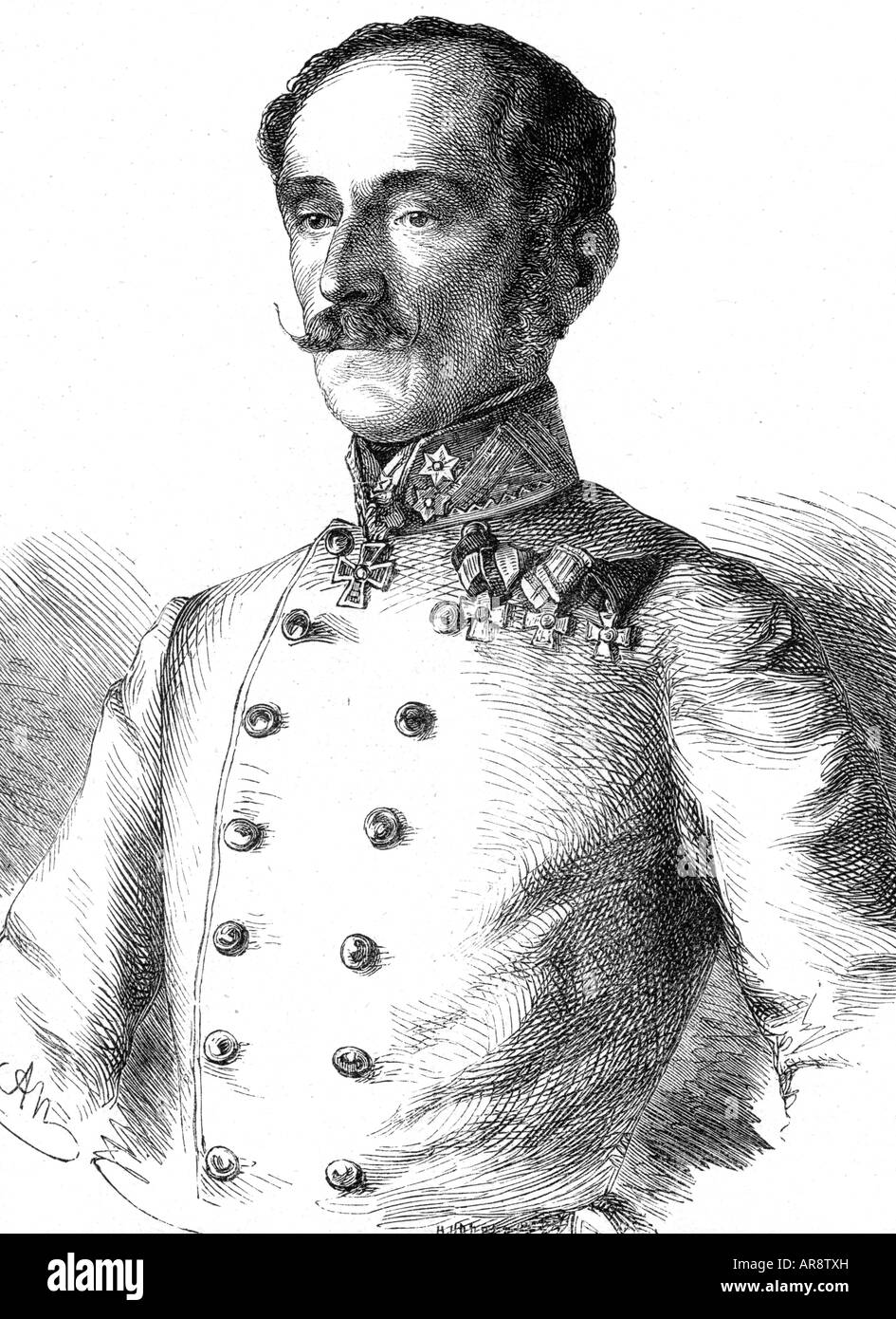 Benedek, Ludwig August Ritter von, 14.7.1804 - 27.4.1881 ...